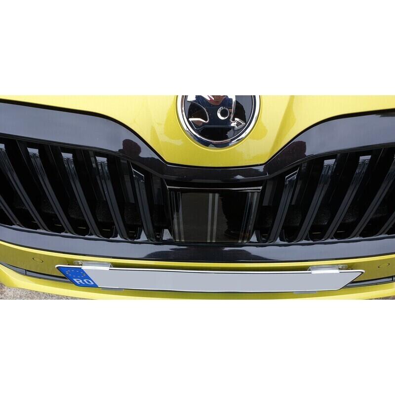 Set 4 suporti numar inmatriculare, slim, transparent, fara rama, Vns ...